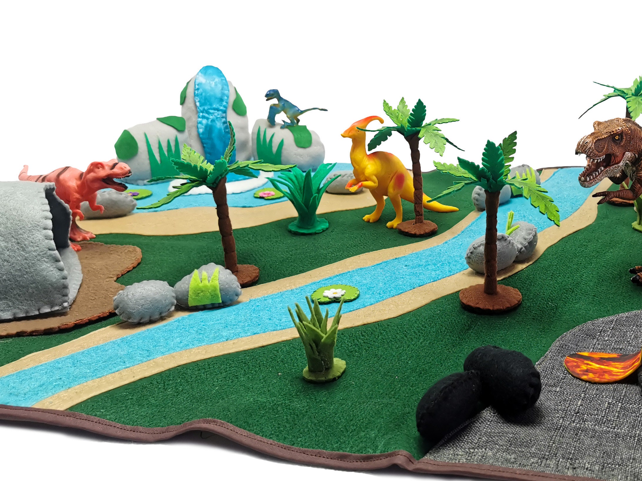 Montessori Inspired Dinosaur World Playmat - Etsy