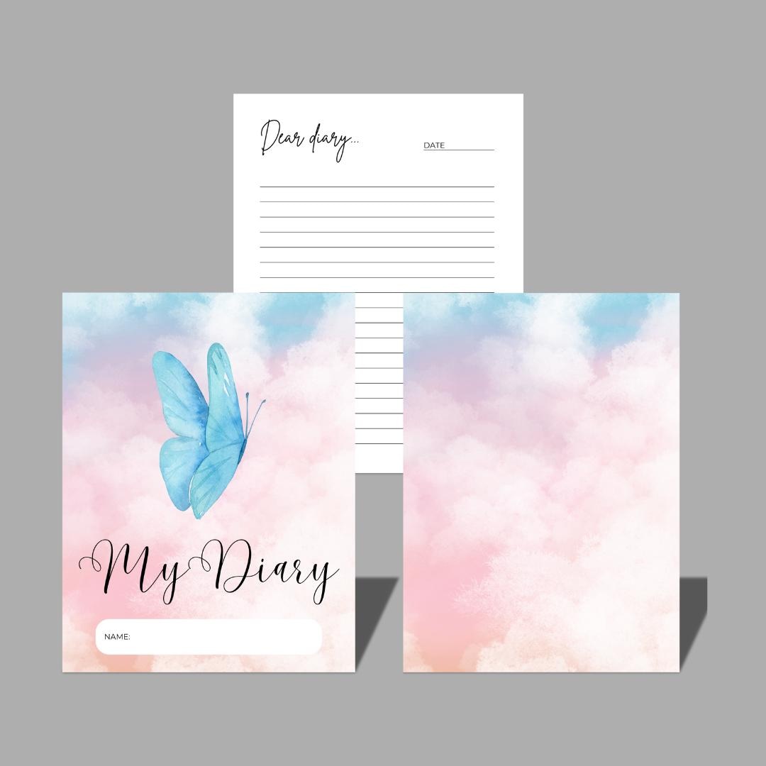 Butterfly Digital Diary 100 Pages - Etsy