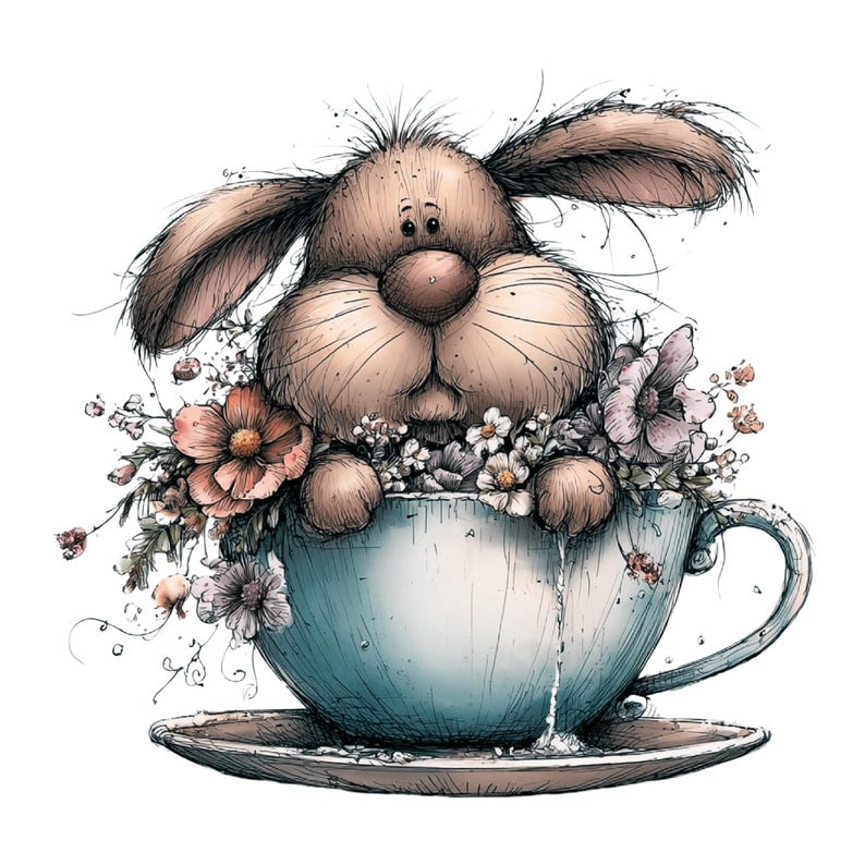 30 Whimsical Spring Animals Clipart: Playful Watercolor Spring Animal ...