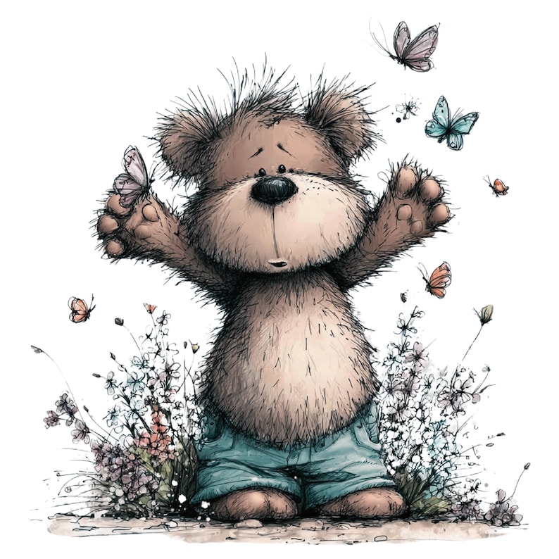 30 Whimsical Spring Animals Clipart: Playful Watercolor Spring Animal ...