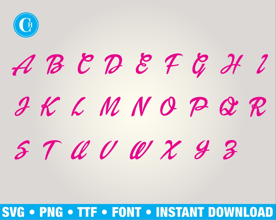Dolly Font Svg Png Pdf INSTANT DOWNLOAD - Etsy Australia