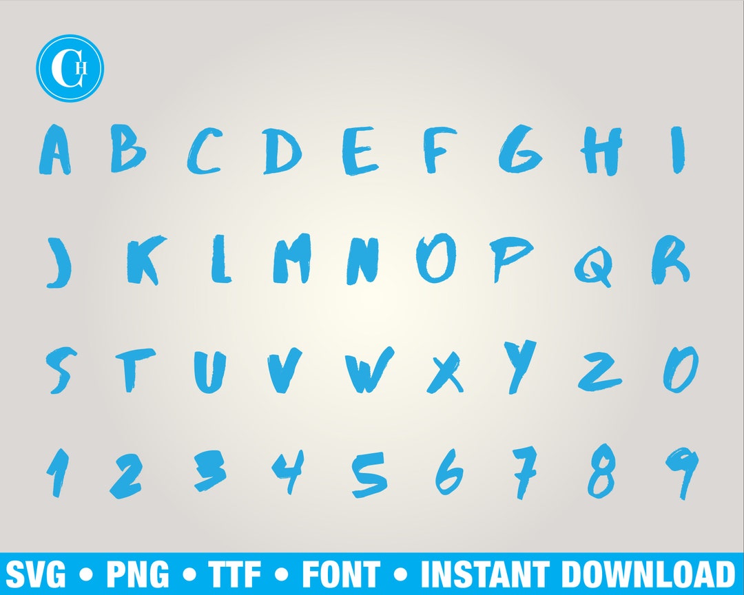 Luca Font Svg Png Pdf INSTANT DOWNLOAD - Etsy
