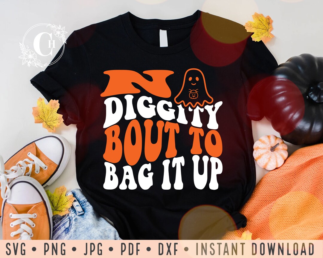 No Diggity Svg Bag It Png Ghost Clipart Witchy Svg - Etsy