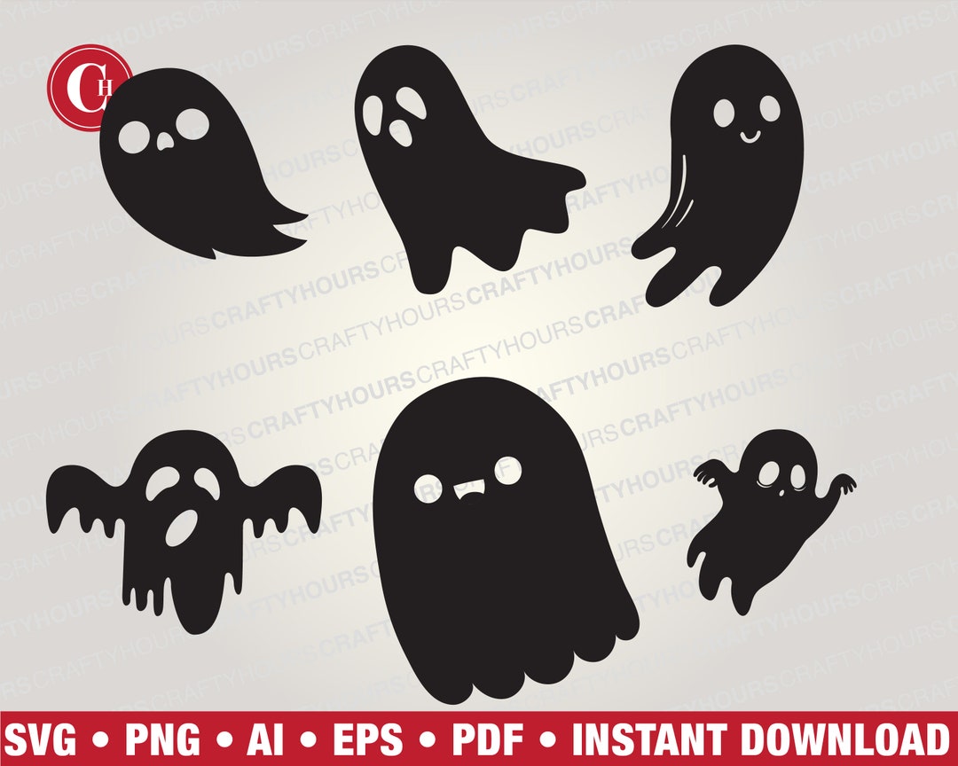 Ghost Svg Ghost Png Ghost Clipart Ghost Cricut Halloween - Etsy Canada