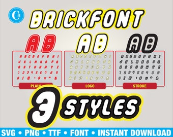 Tetris Font Bundle - Etsy