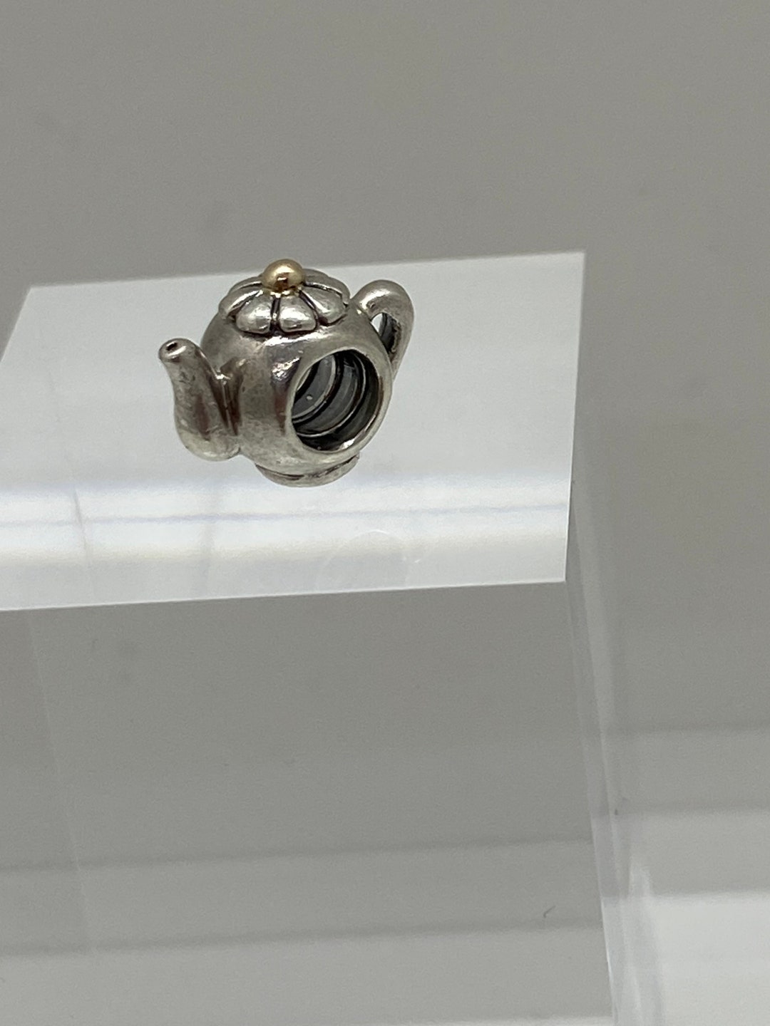 Pandora Sterling Silver and 14k Teapot Tea Pot Bead 790250 - Etsy