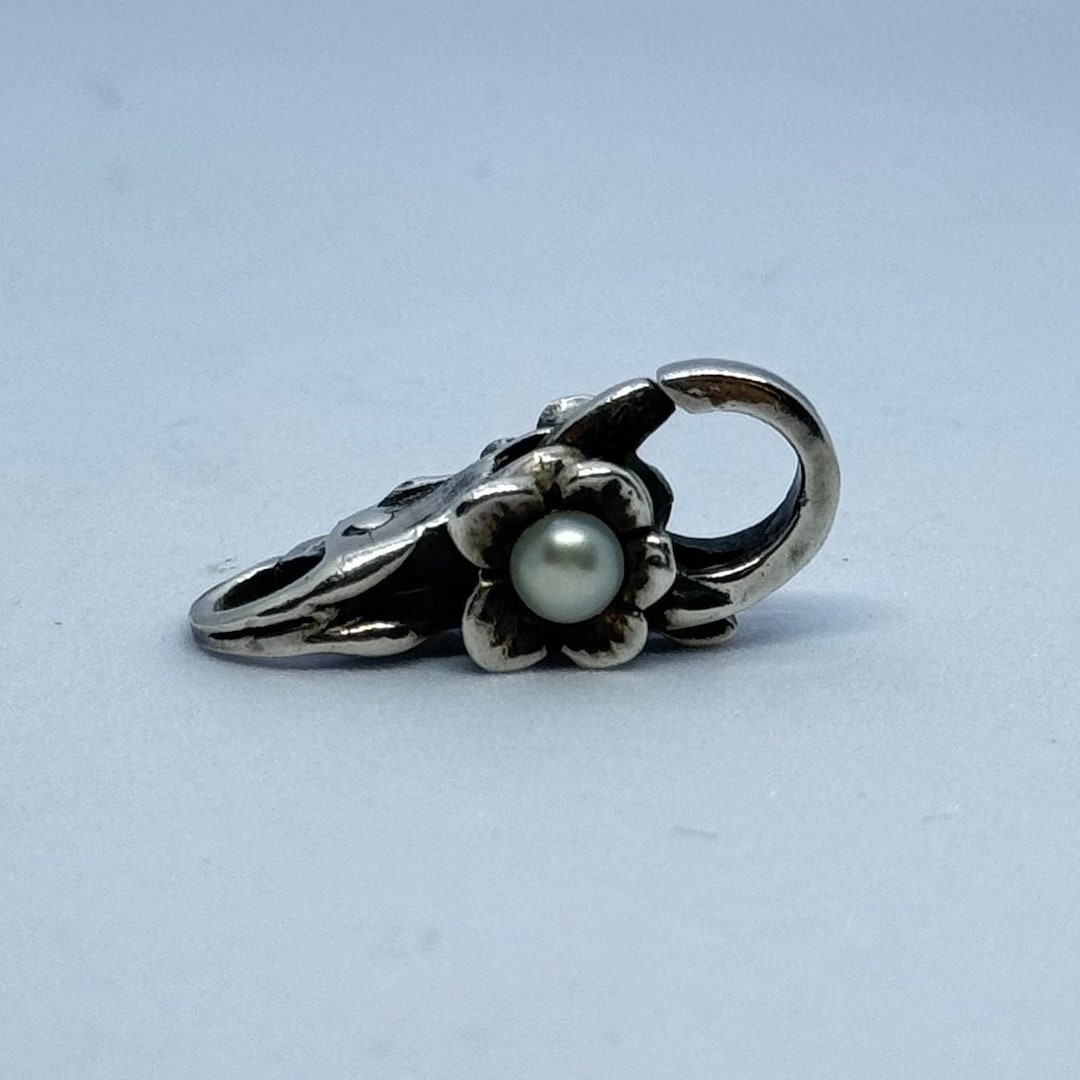 Trollbeads Flower Lock With Pearl 00004 Sterling Silver 925 Bracelet ...