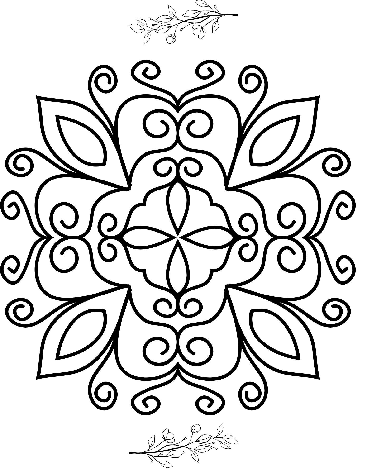 10 Mandala Coloring Pages,printable Digital Mandala Coloring Sheets ...