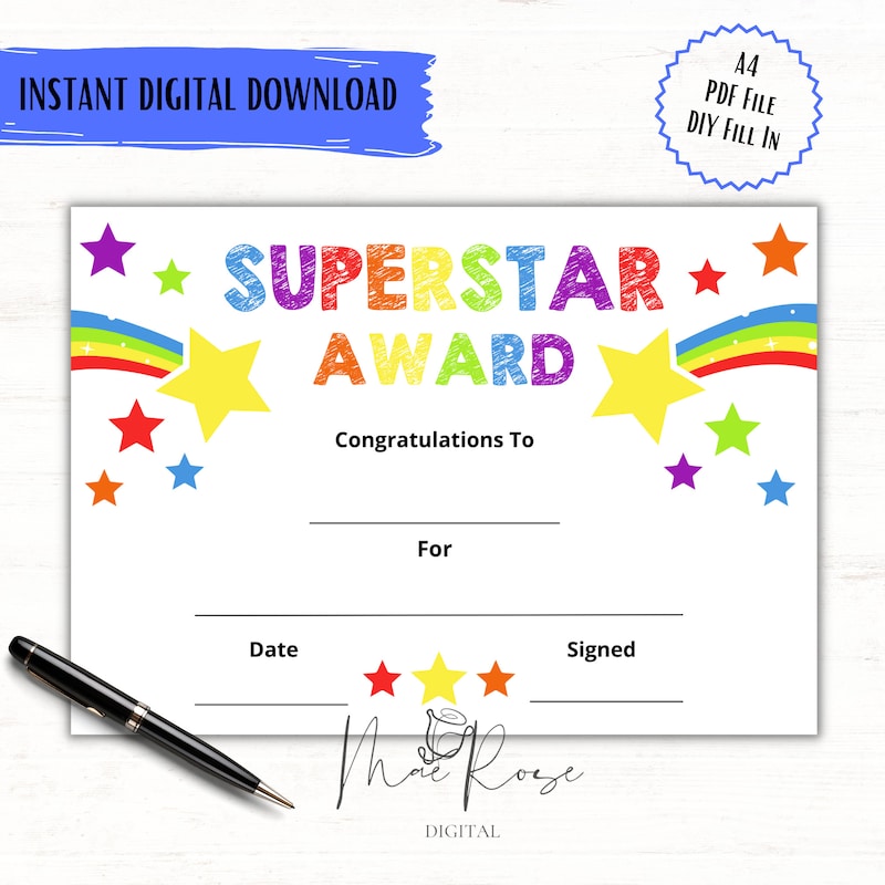 Children Certificates - Etsy