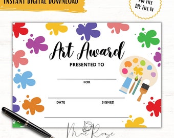Superstar Children's Award, School Awards, Printable, INSTANT DOWNLOAD ...