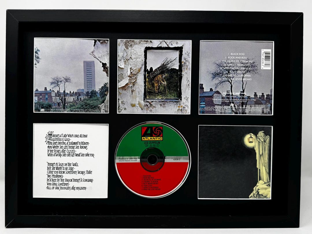 Led Zeppelin | Led Zeppelin IV | CD Wall Display | Frame Not Included ...