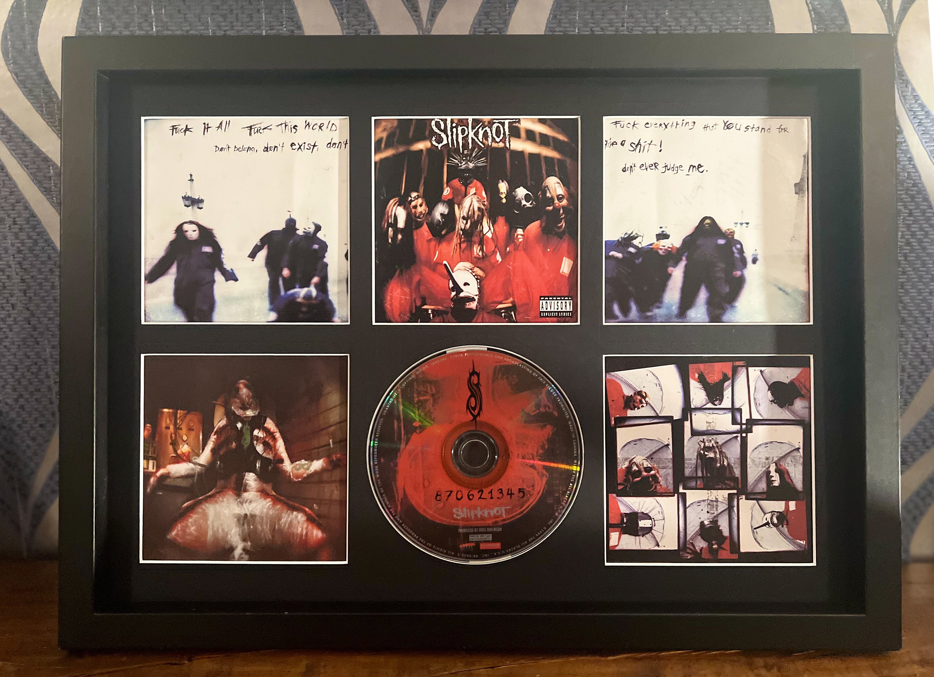 Slipknot | Slipknot | CD Wall Display | Frame Not Included | - Etsy