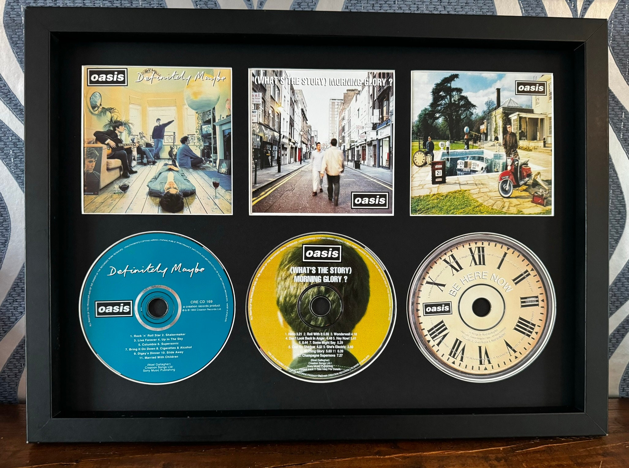 Oasis Definitely Maybe What's the Story morning Glory Be Here Now ...