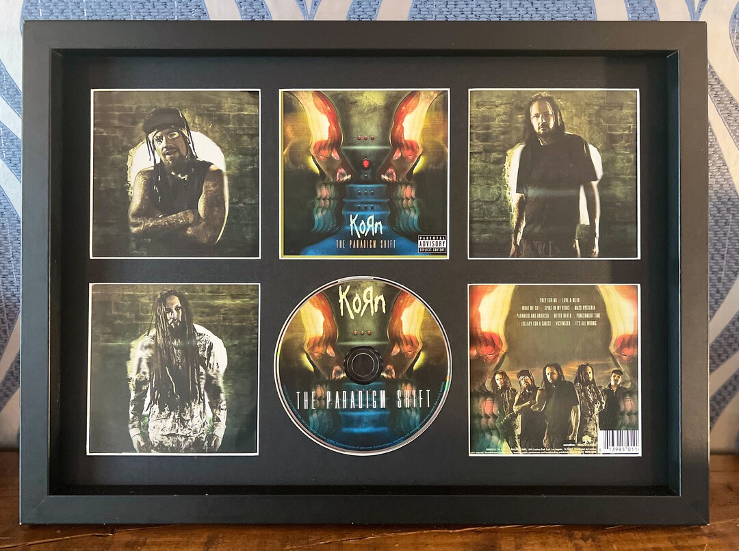 Korn | the Paradigm Shift | CD Wall Display | Frame Not Included | - Etsy