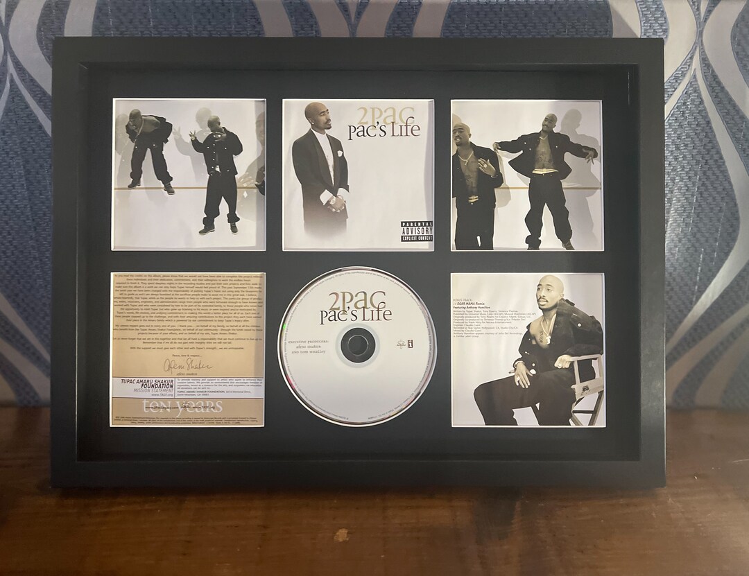 2pac | Pac's Life | CD Wall Display | Frame Not Included | - Etsy