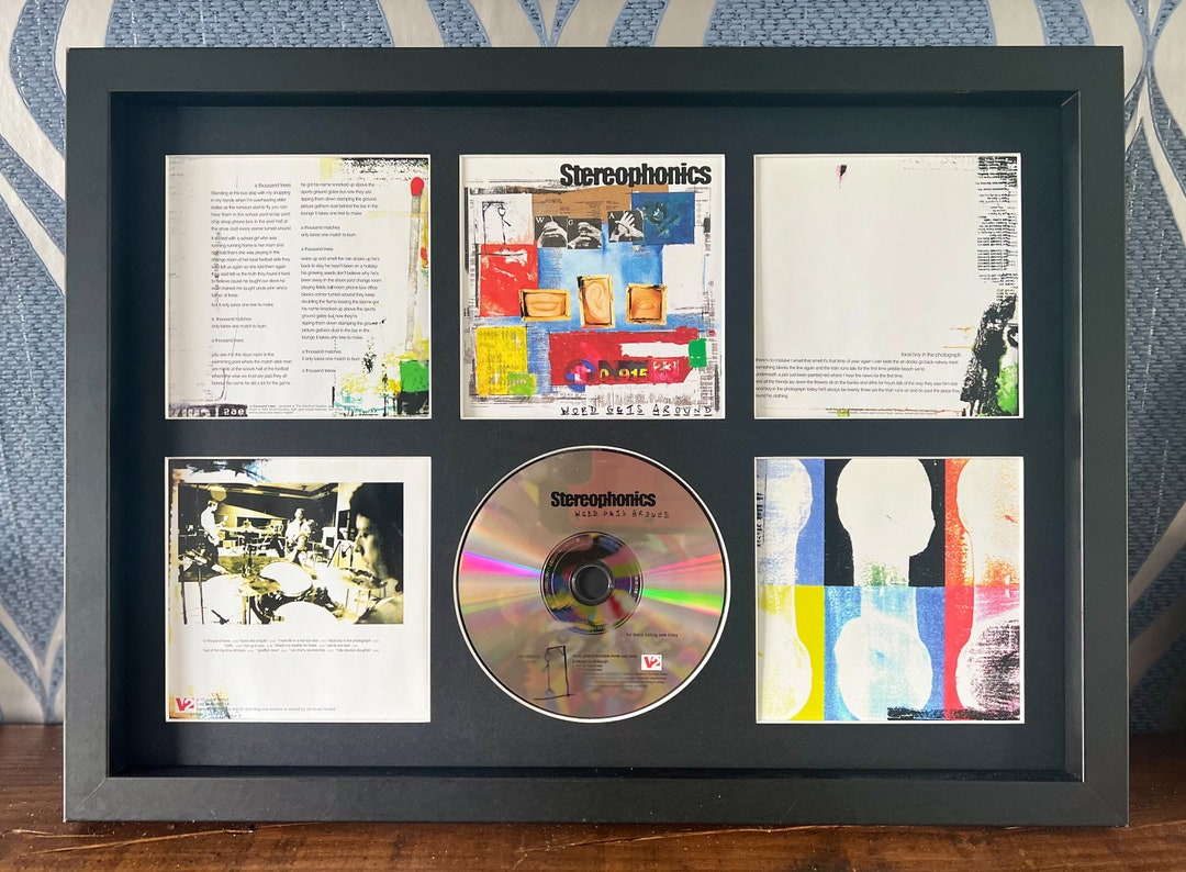 Stereophonics | Word Gets Around | CD Wall Display | Frame Not Included ...