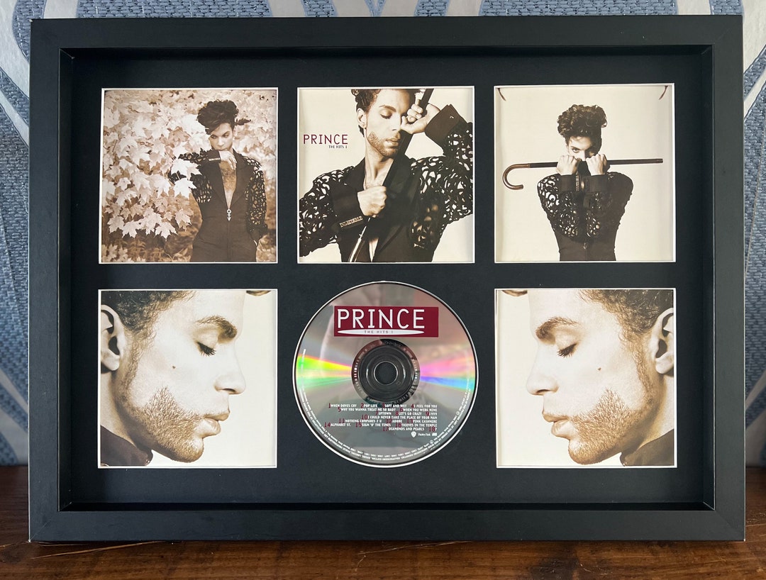 Prince | the Hits 1 | CD Wall Display | Frame Not Included | - Etsy