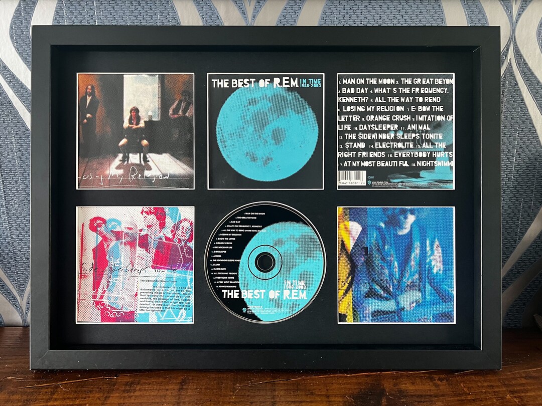 R.E.M the Best of CD Wall Display Frame Not Included - Etsy