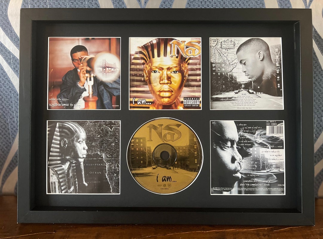 Nas | I Am... | CD Wall Display | Frame Not Included | - Etsy