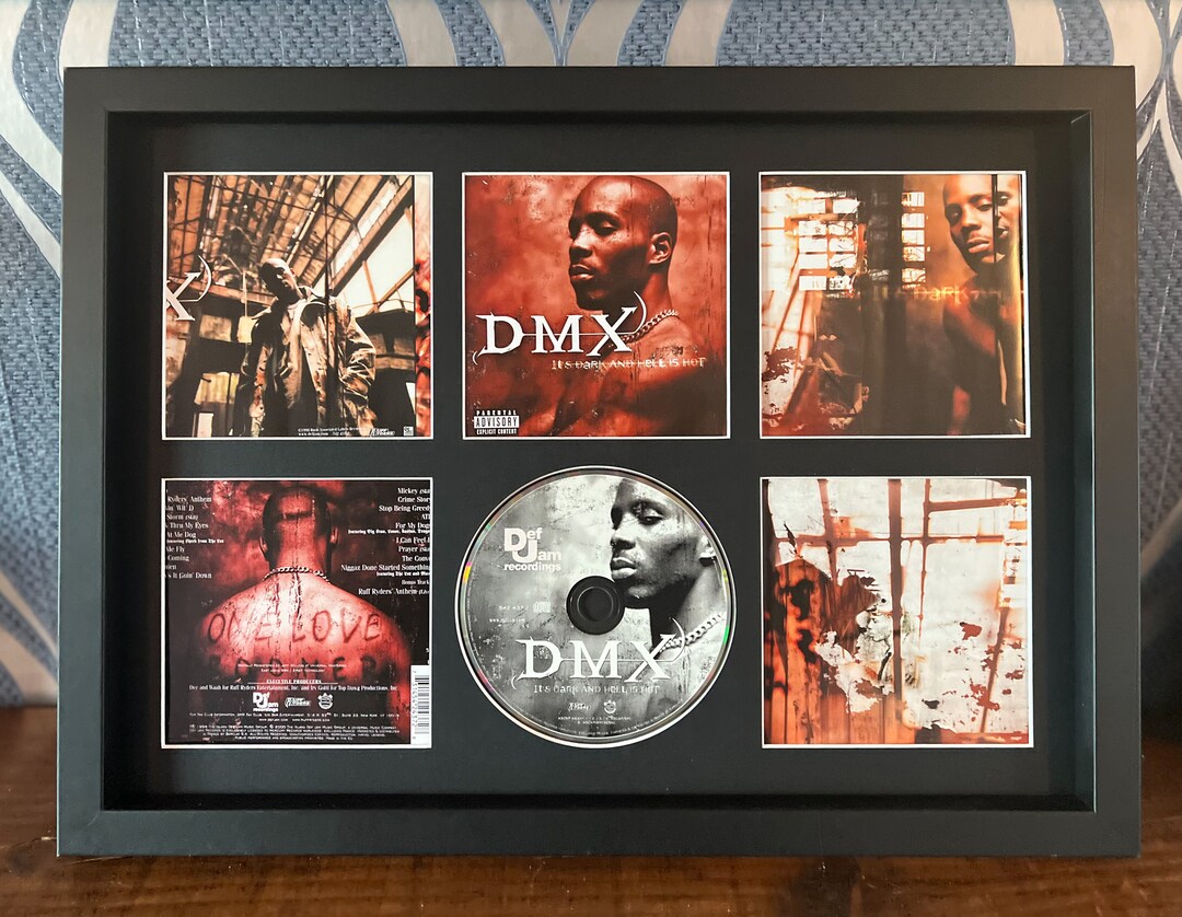 DMX | It's Dark & Hell is Hot | CD Wall Display | Frame Not Included ...