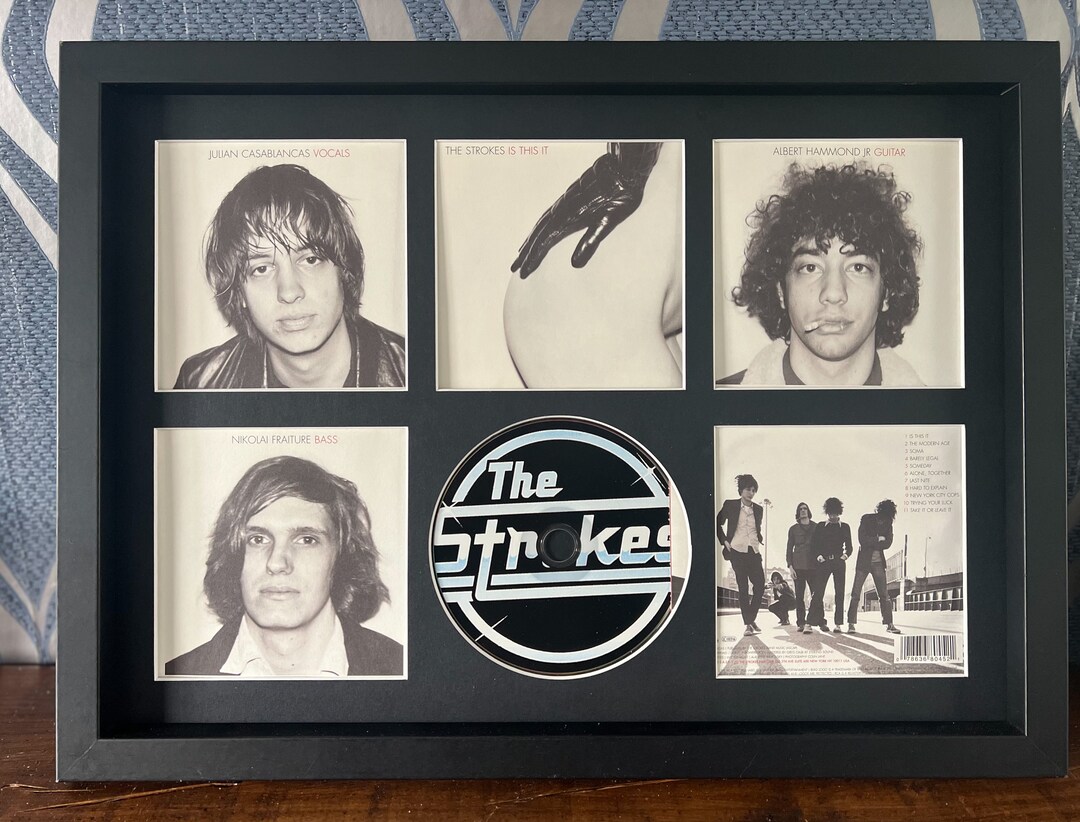 The Strokes | is This It | CD Wall Display | Frame Not Included | - Etsy