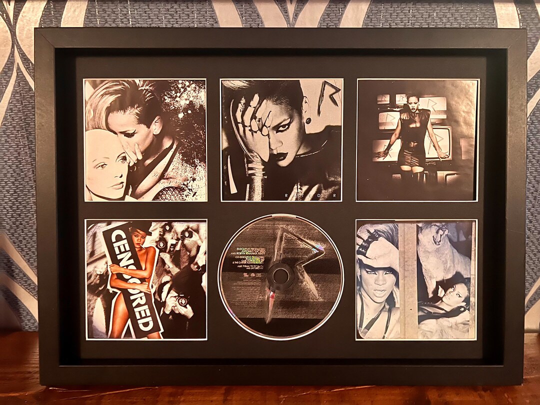 Rihanna Rated R CD Wall Display Frame Not Included - Etsy