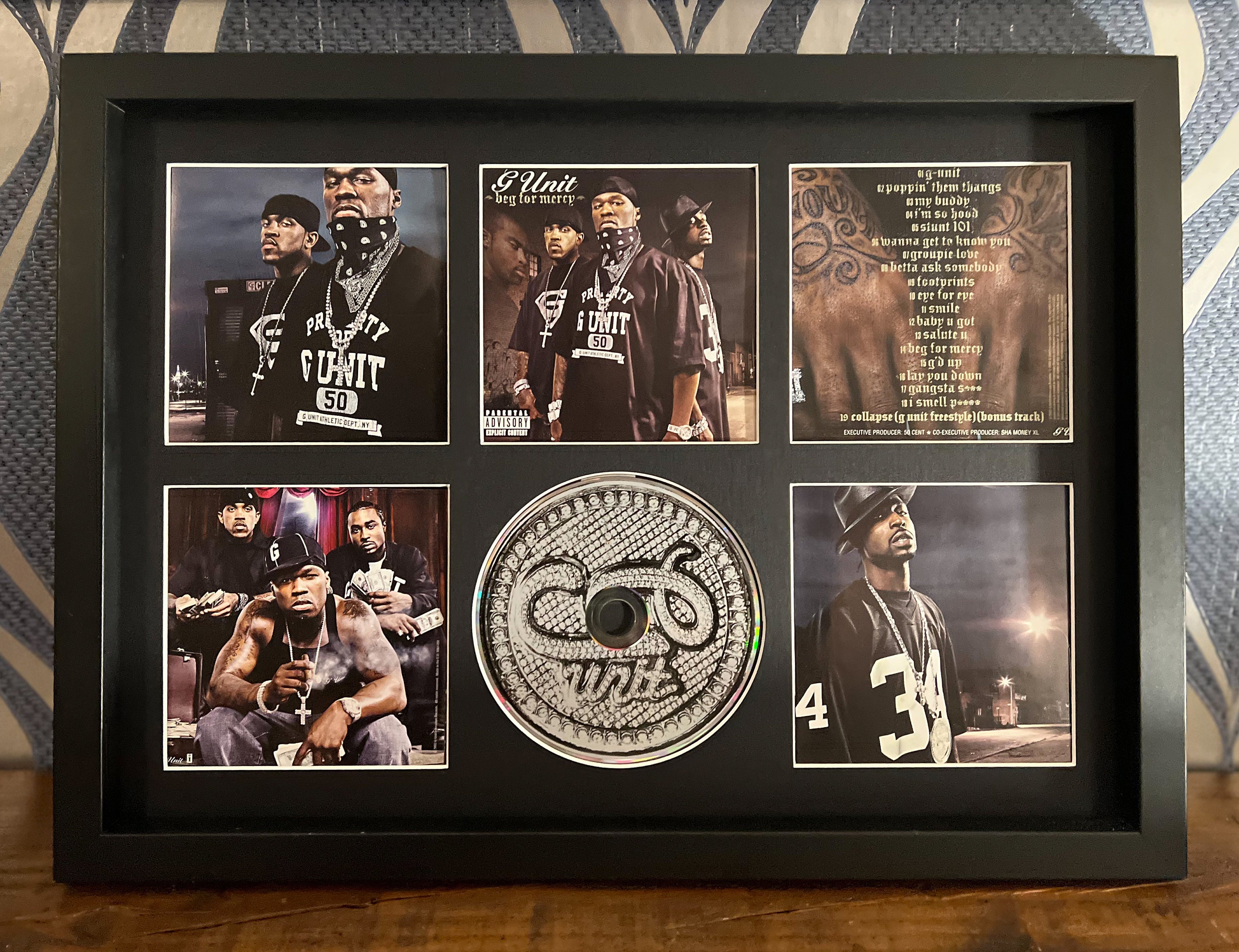 G Unit | Beg for Mercy | CD Wall Display | Frame Not Included | - Etsy