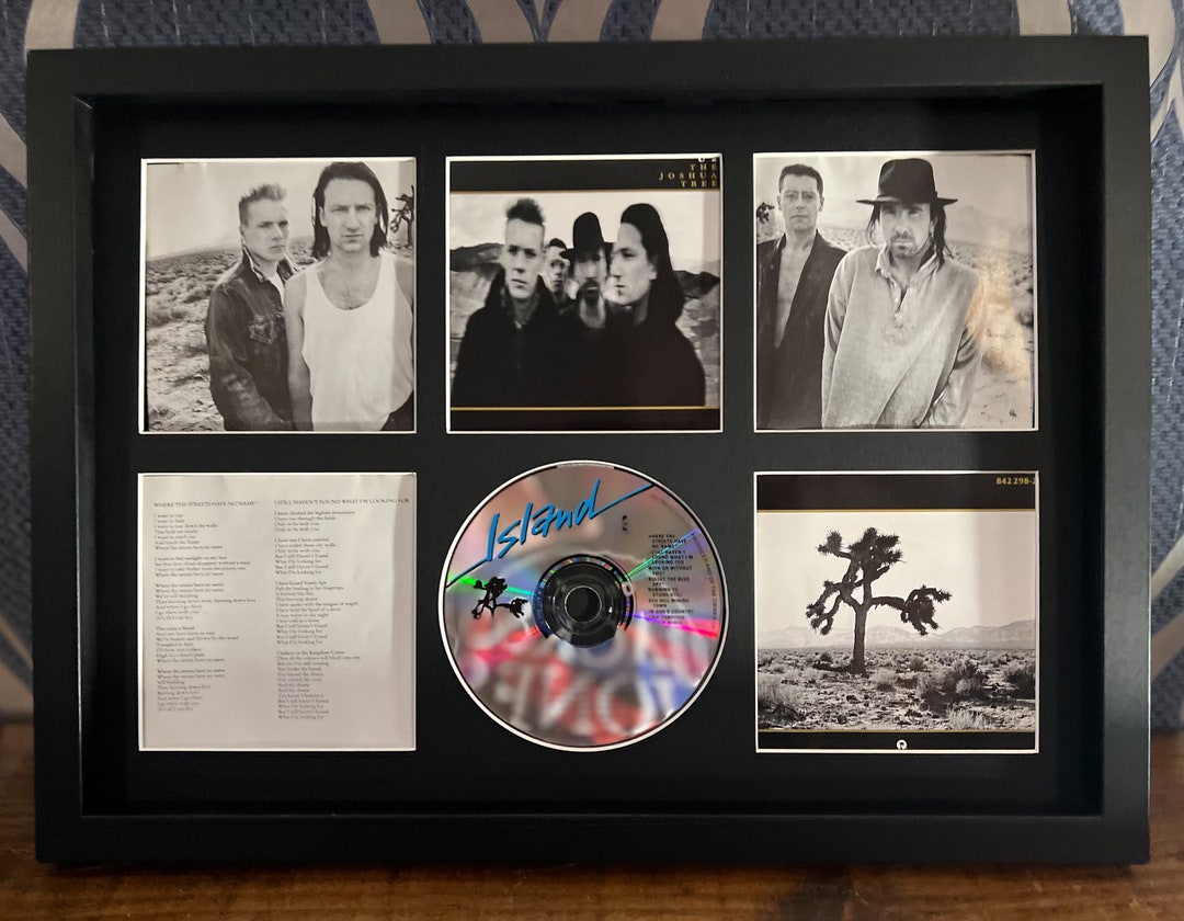 U2 | the Joshua Tree | CD Wall Display | Frame Not Included | - Etsy