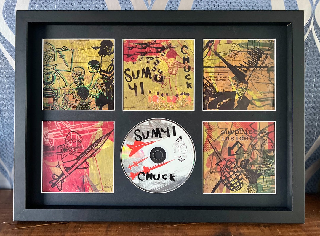 Sum 41 | Chuck | CD Wall Display | Frame Not Included | - Etsy
