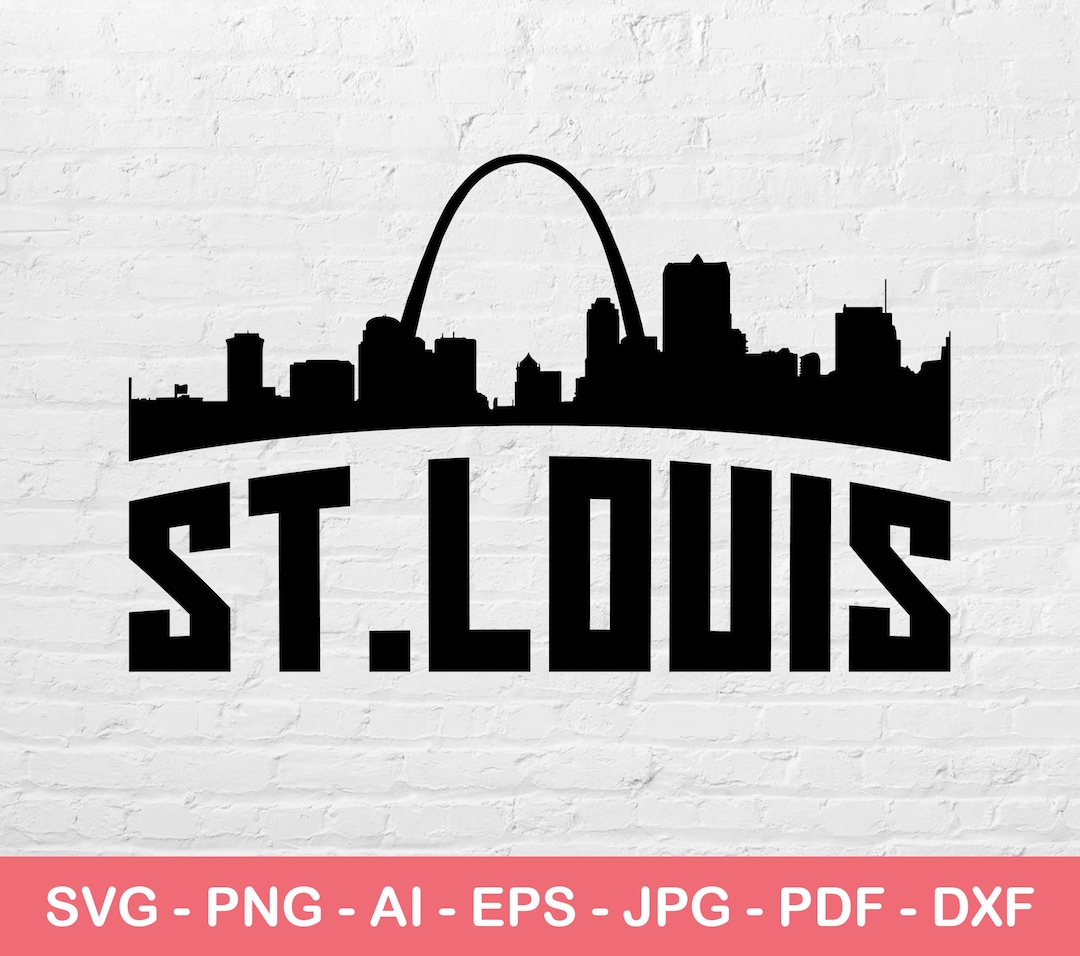 St Louis City Svg, Silhouette Svg, St Louis Skyline Svg, City Logo Svg ...