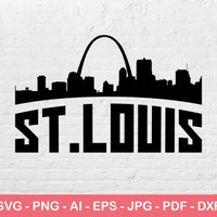 St. Louis SVG, St. Louis Skyline SVG, STL, Png, Pdf, Jpeg, St. Louis ...