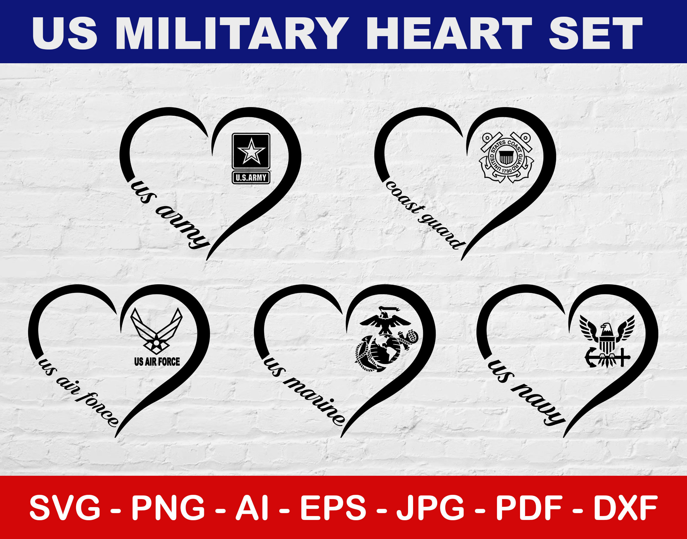 USA Army Svg Military Heart Svg Army Svg Army Family Svg - Etsy Australia