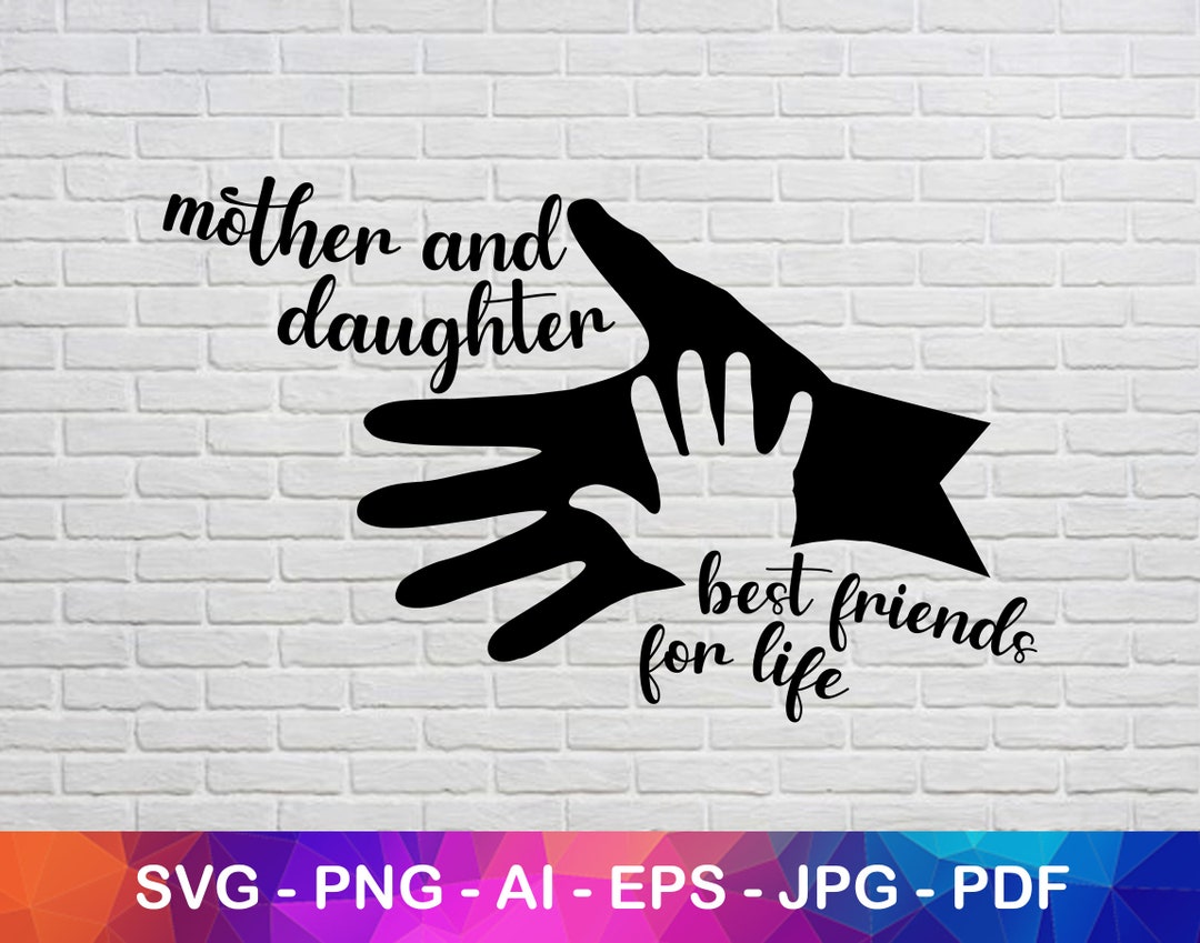 Mother and Daughter Svg, Mother Day Svg, Family Svg File, Baby Svg ...