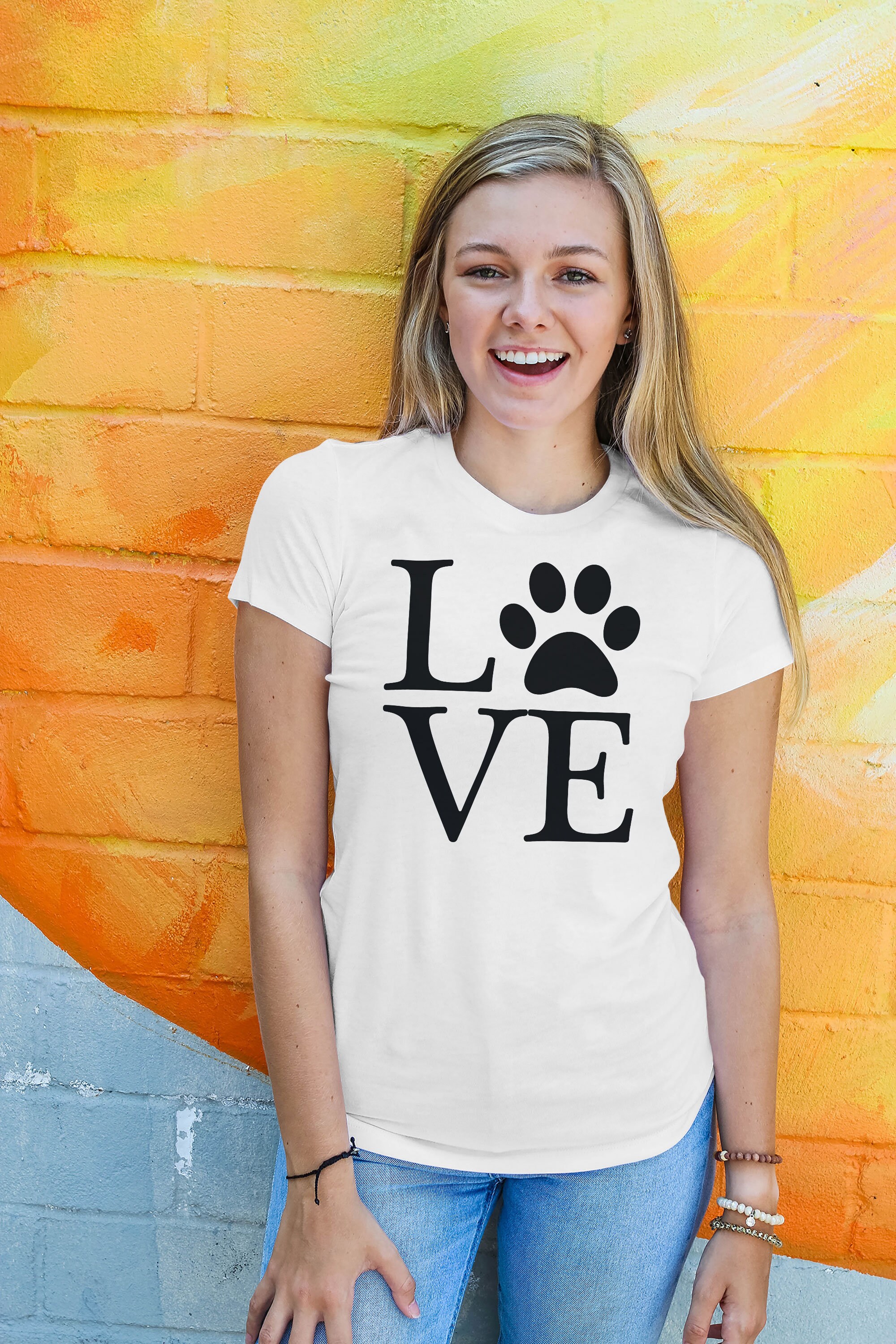 Love Animal Svg File for Cricut Paw Silhouette Png Jpg Pdf - Etsy