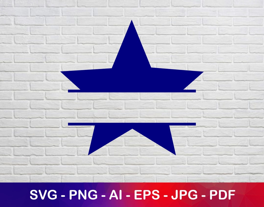 America Blue Star Svg, Blue Star Svg, Independence Day Svg, Instant Svg ...