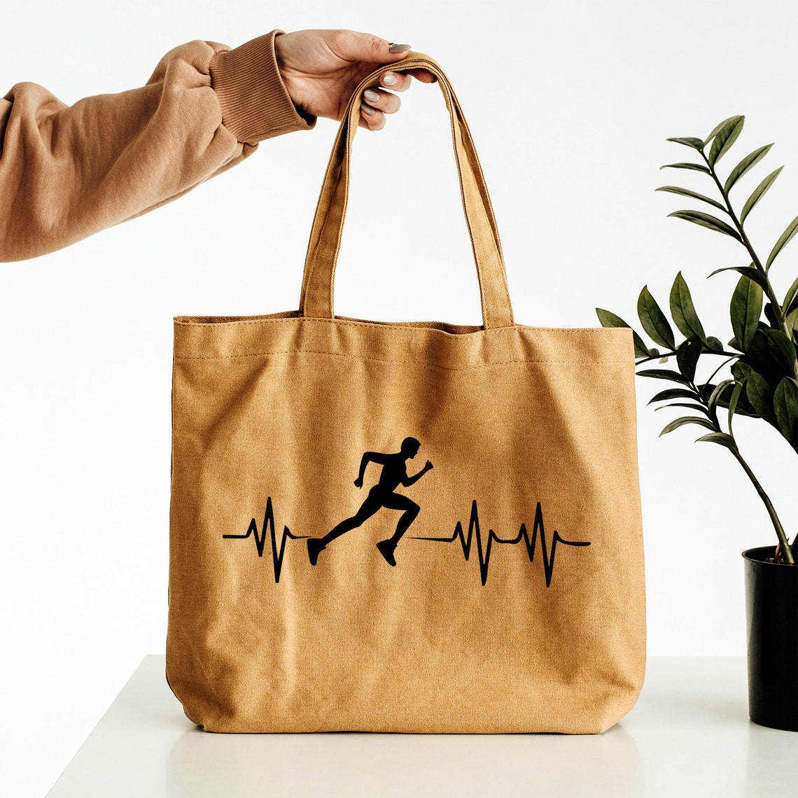 Heartbeat Running Svg File Silhouette Svg Running Svg - Etsy