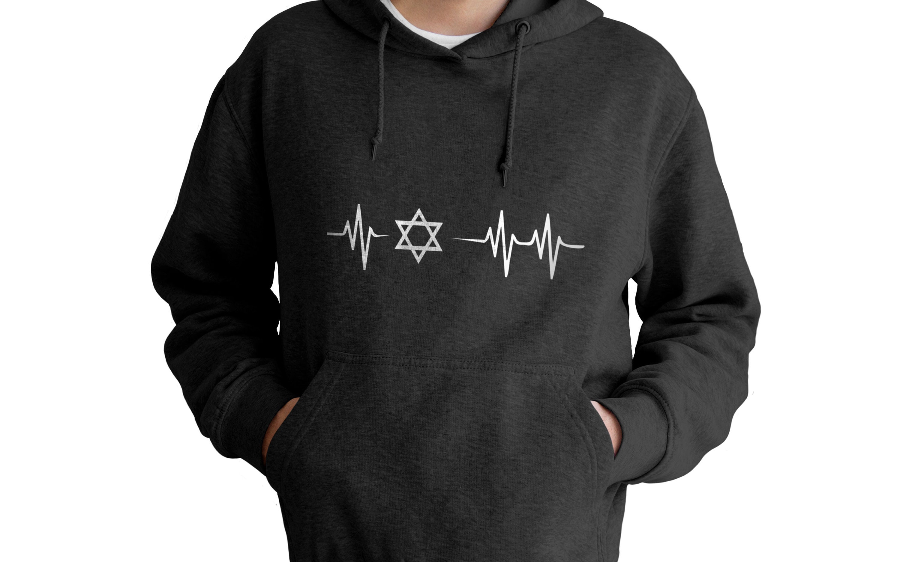 Heartbeat Jewish Svg File Silhouette Svg Jewish Svg - Etsy