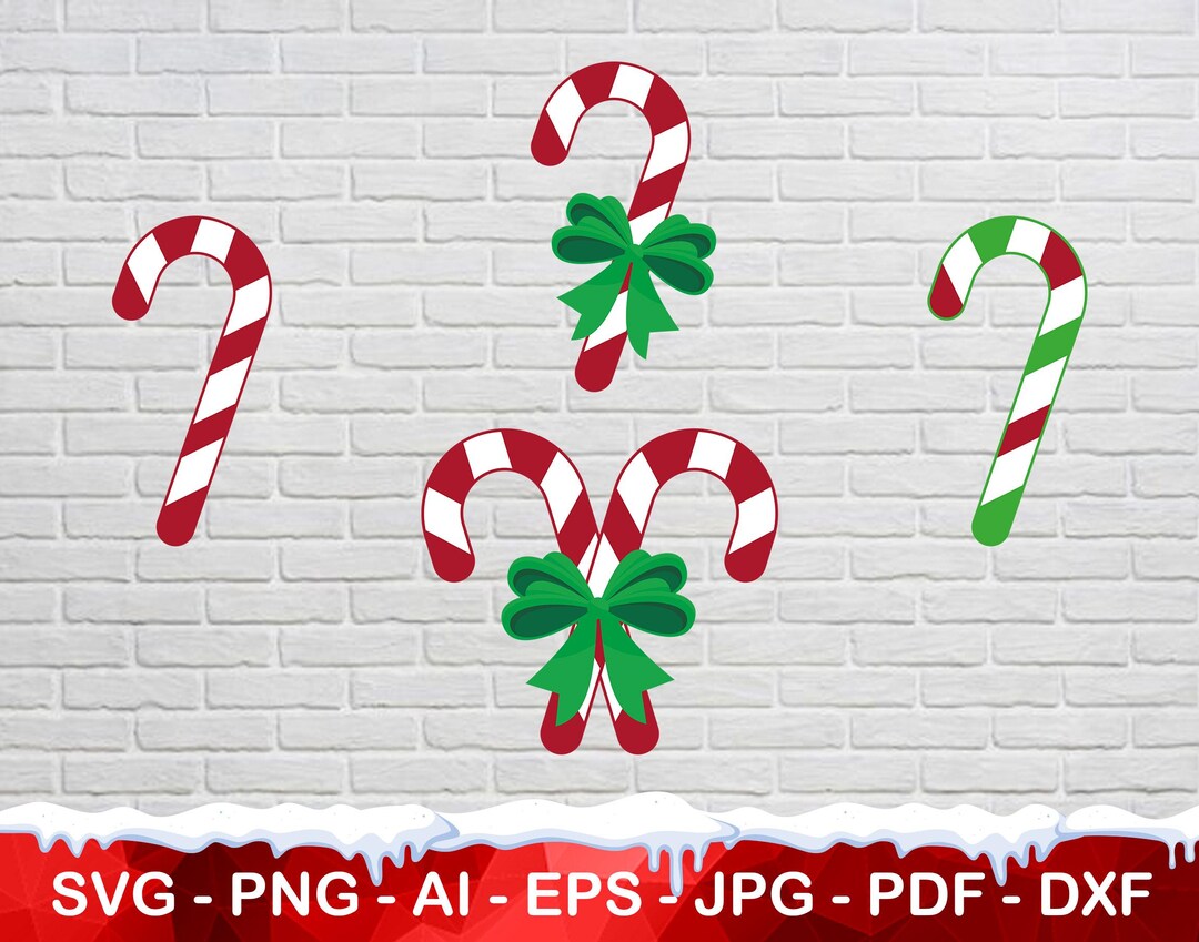Christmas Candy Svg Bundle, Peppermint Swirl Candy Svg, Holiday Candle ...