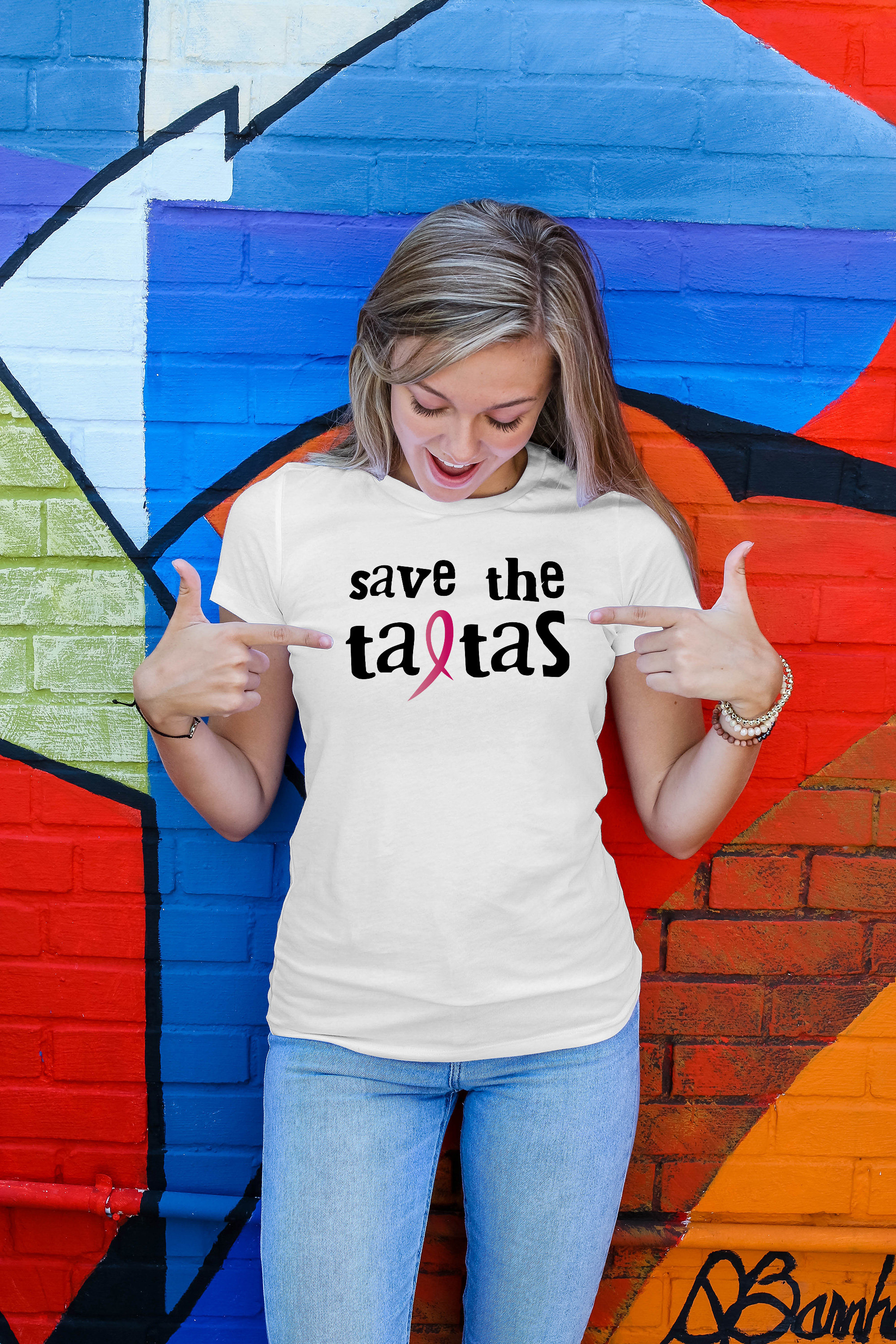 Save the Tatas Svg, Png, Jpg, Dxf Files for Cricut, Pink Awareness ...