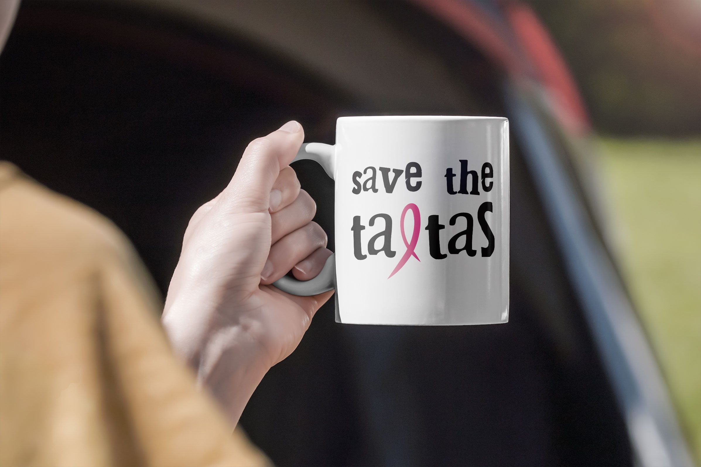 Save the Tatas Svg, Png, Jpg, Dxf Files for Cricut, Pink Awareness ...