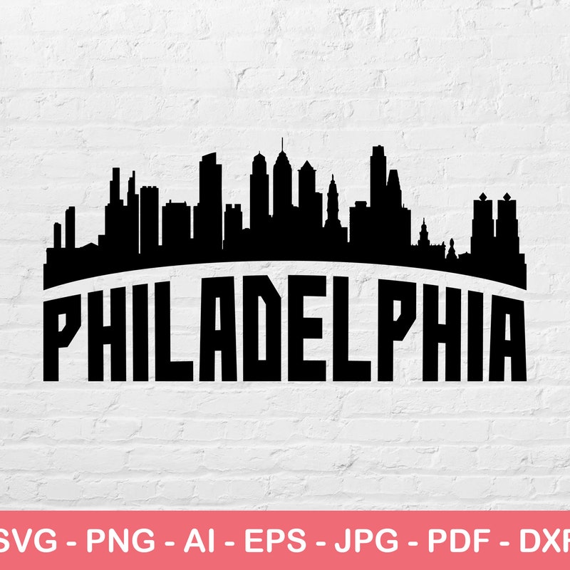 Philadelphia Skyline Svg - Etsy
