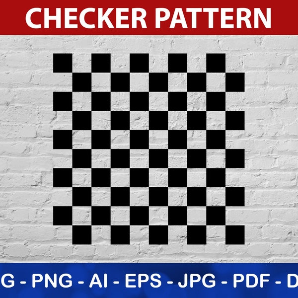 Checker Board Svg - Etsy