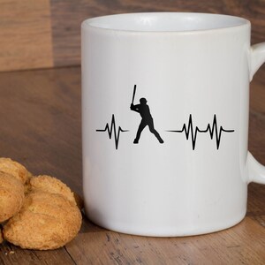 Heartbeat Baseball Svg File, Silhouette Svg, Baseball Svg, Heartbeat ...