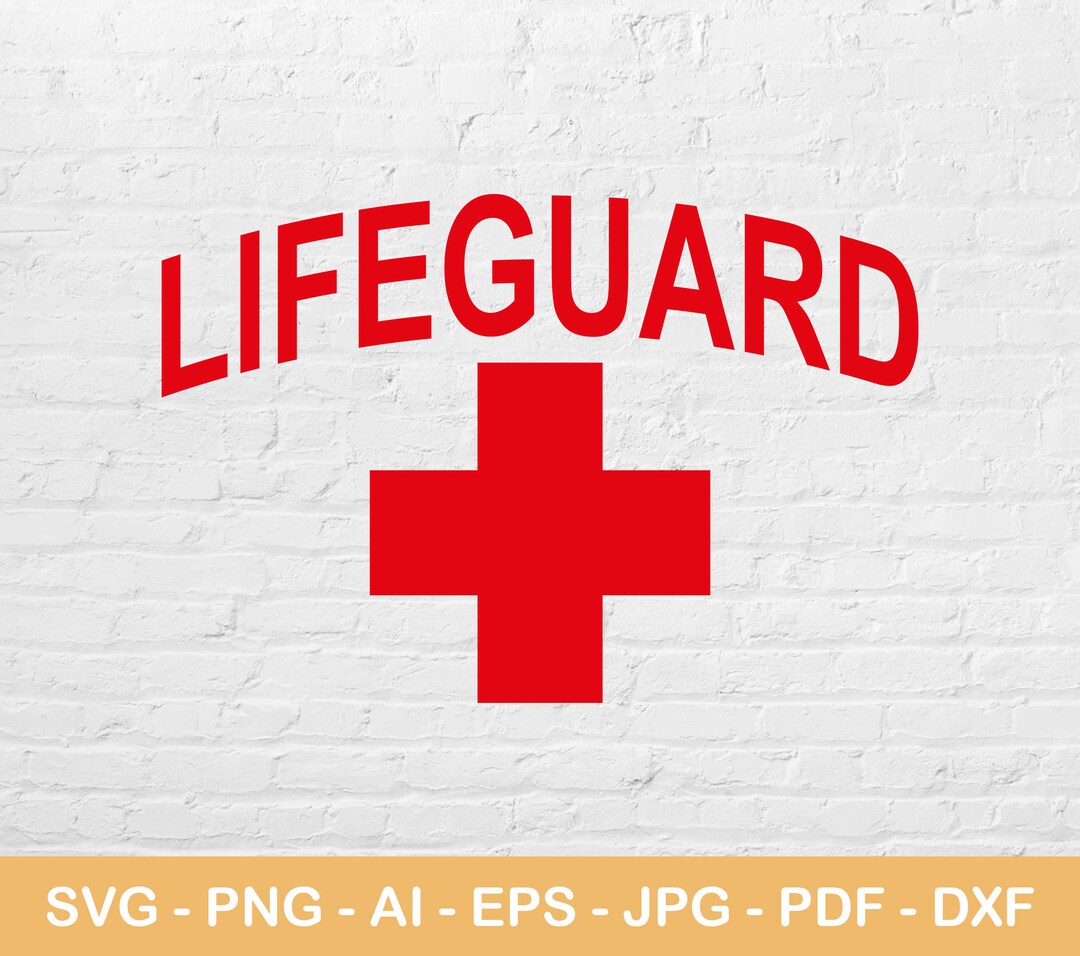 Lifeguard Svg, Life Guard Svg, Red Svg, Instant Svg, Cricut Svg ...