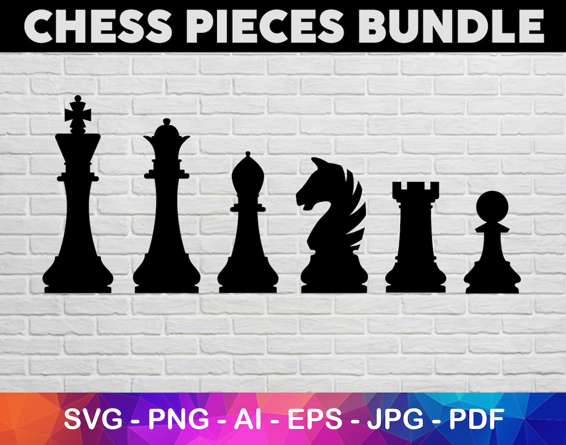 Chess Pieces Svg Bundle File Chess Figures Cut File for - Etsy Canada