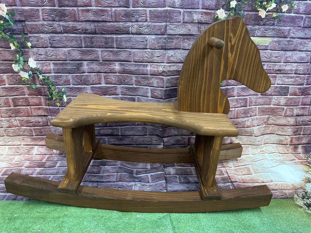 Children's Wooden Rocking Horse custom - Etsy