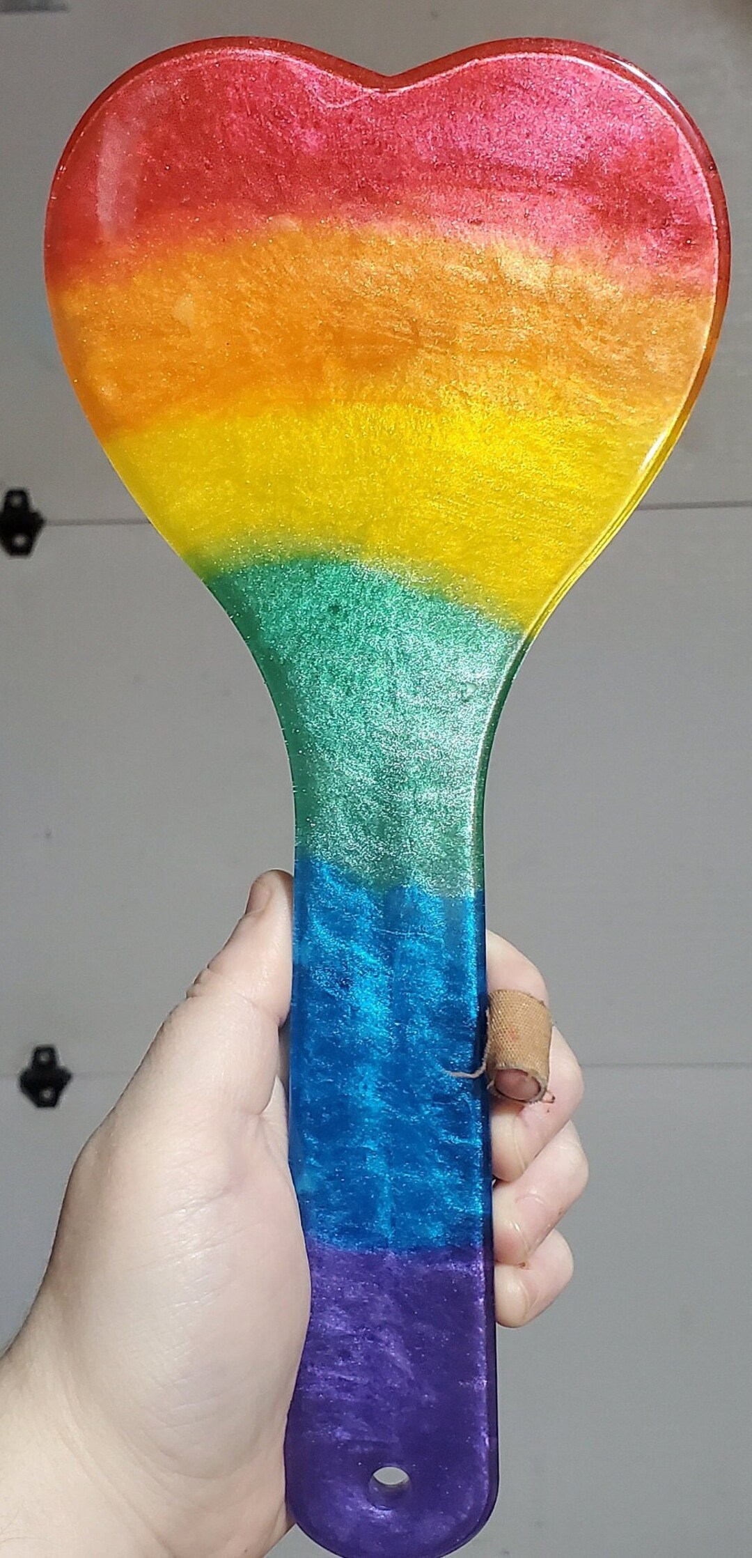 Rainbow Heart Paddle - Etsy