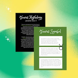Taurus Zodiac Guide Book PDF ~ Made for EVERYONE! Taurus Season - Etsy