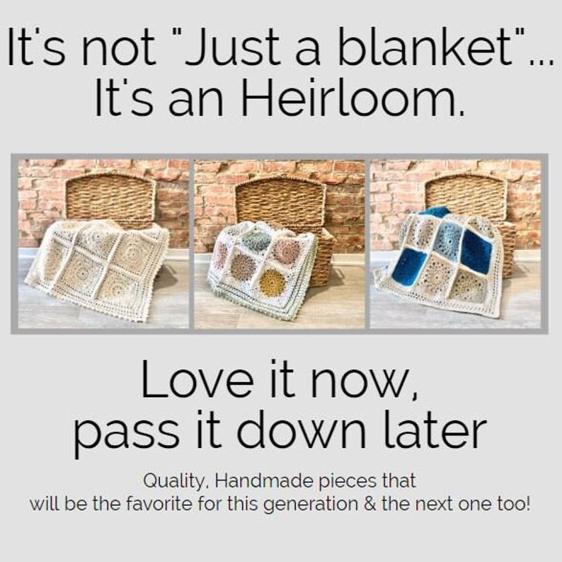 Earthy Neutrals Baby Blanket | Crib | Crochet | Knit | Handmade ...