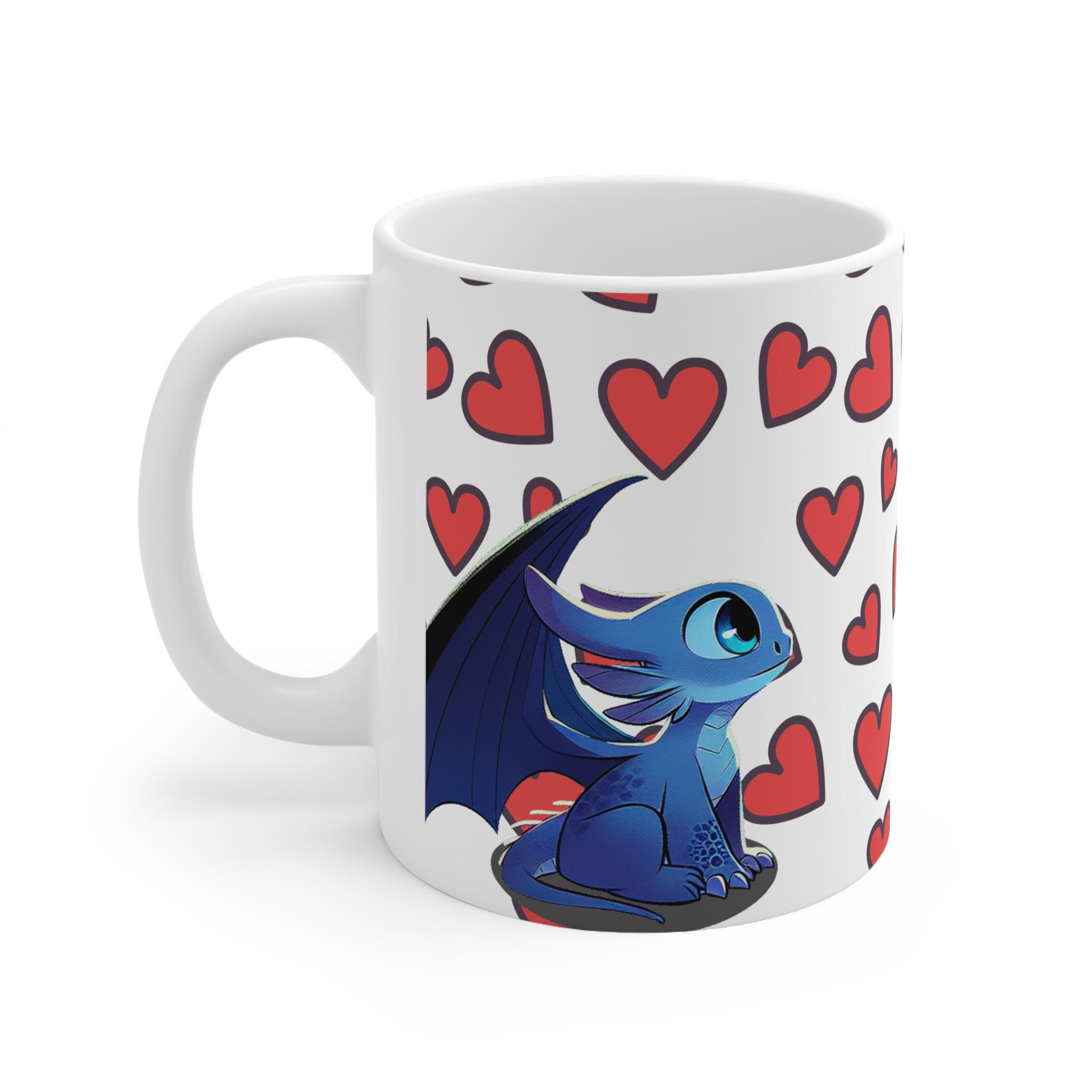 Light Fury and Toothless Ceramic Mug, Valentine's Gift, How to Train ...